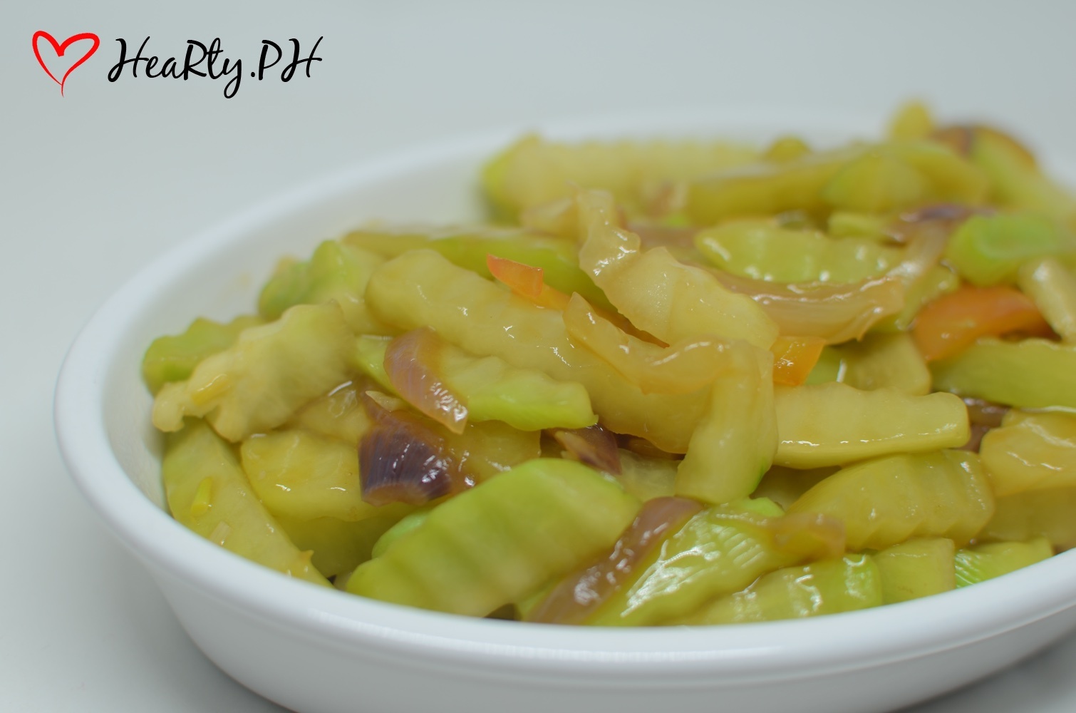 Sayote in Oyster Sauce - HeaRty.PH